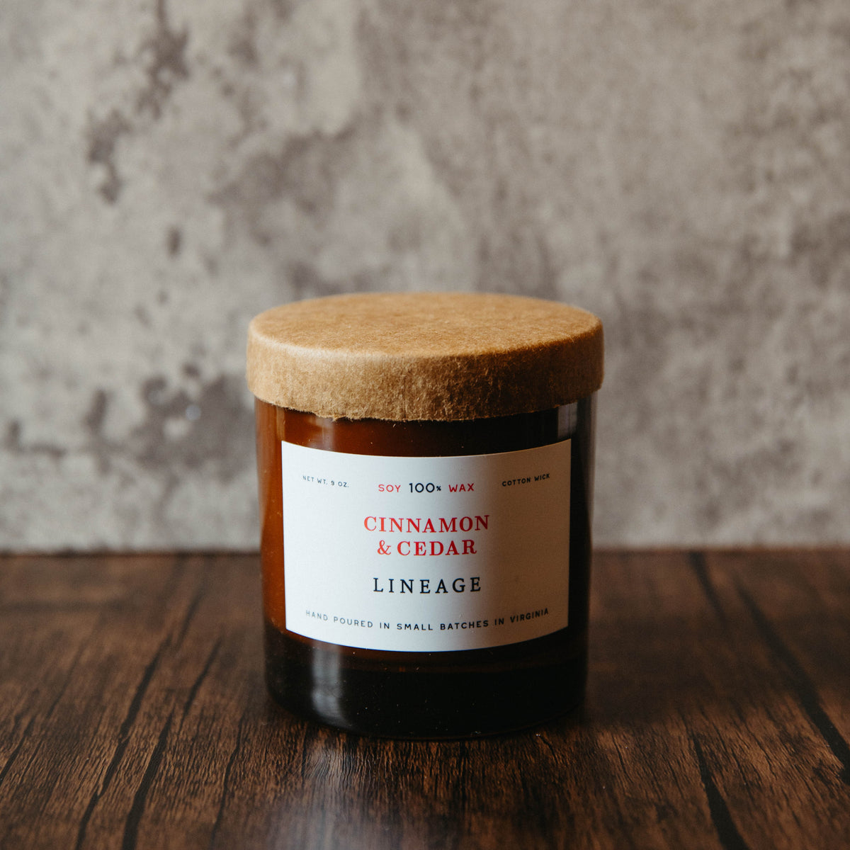 Lineage Candle - Cinnamon + Cedar – Lost Appalachia Trading Company