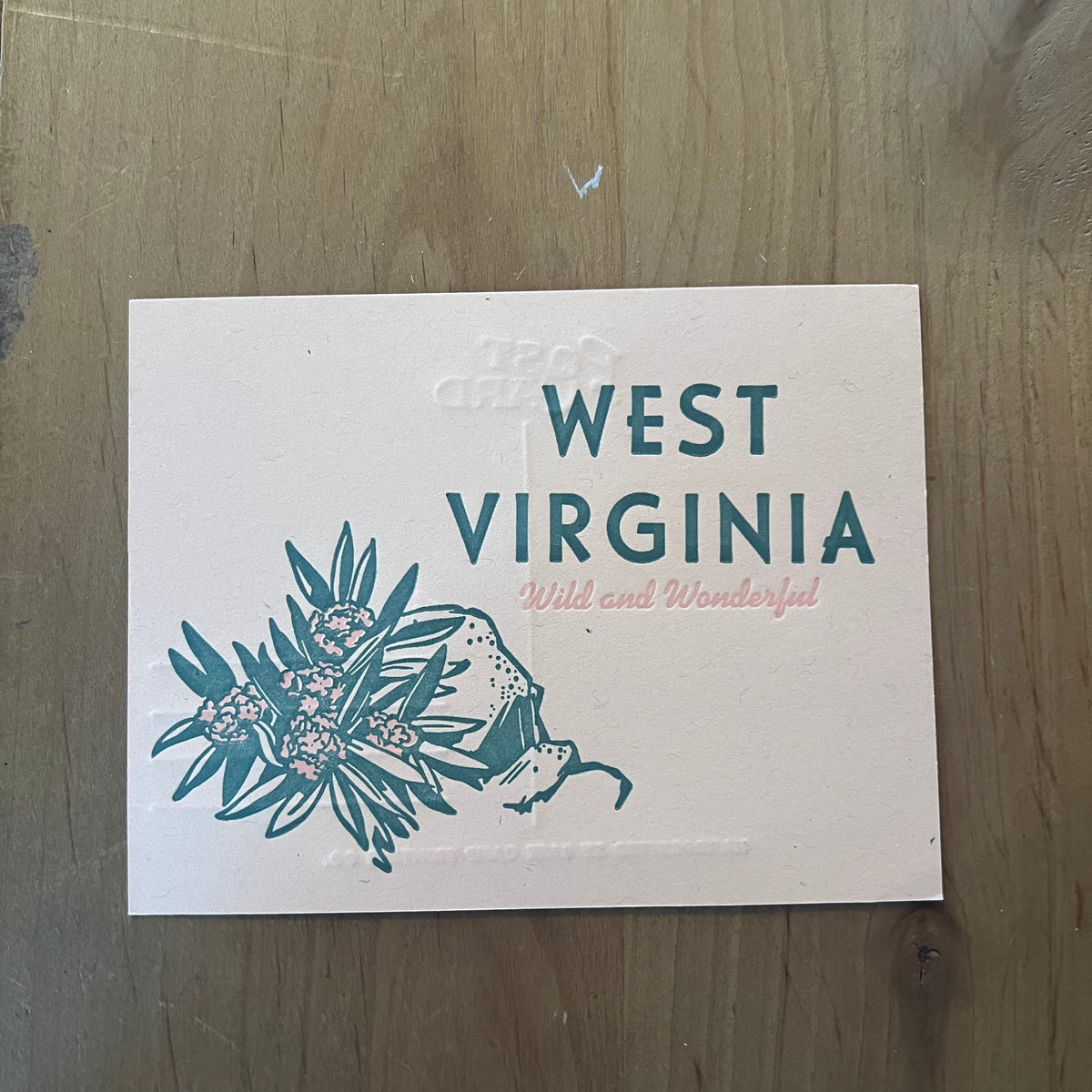 Wild & Wonderful West Virginia Postcard - Base Camp Printing – Lost ...