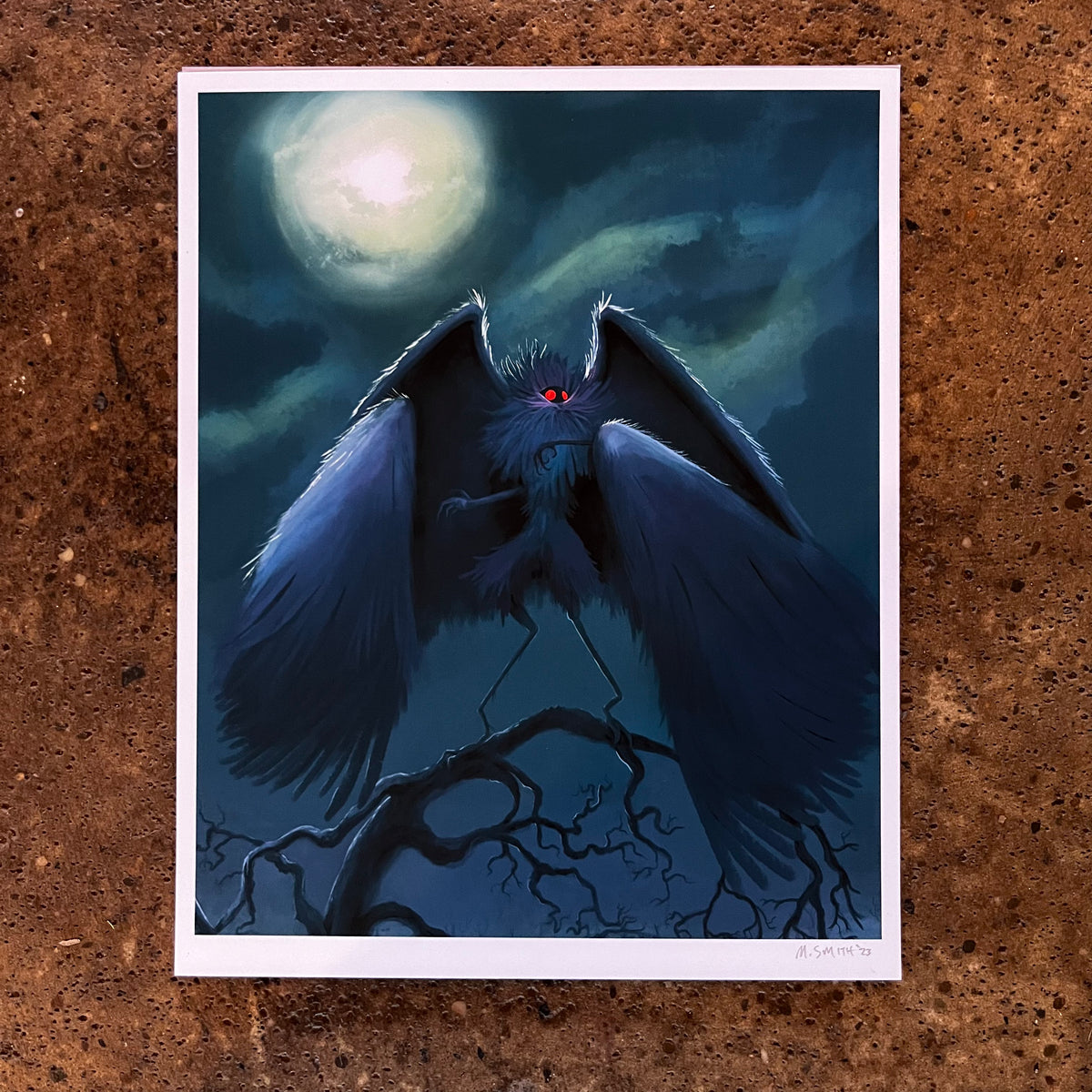 Matt Smith - Mothman Print – Lost Appalachia Trading Company