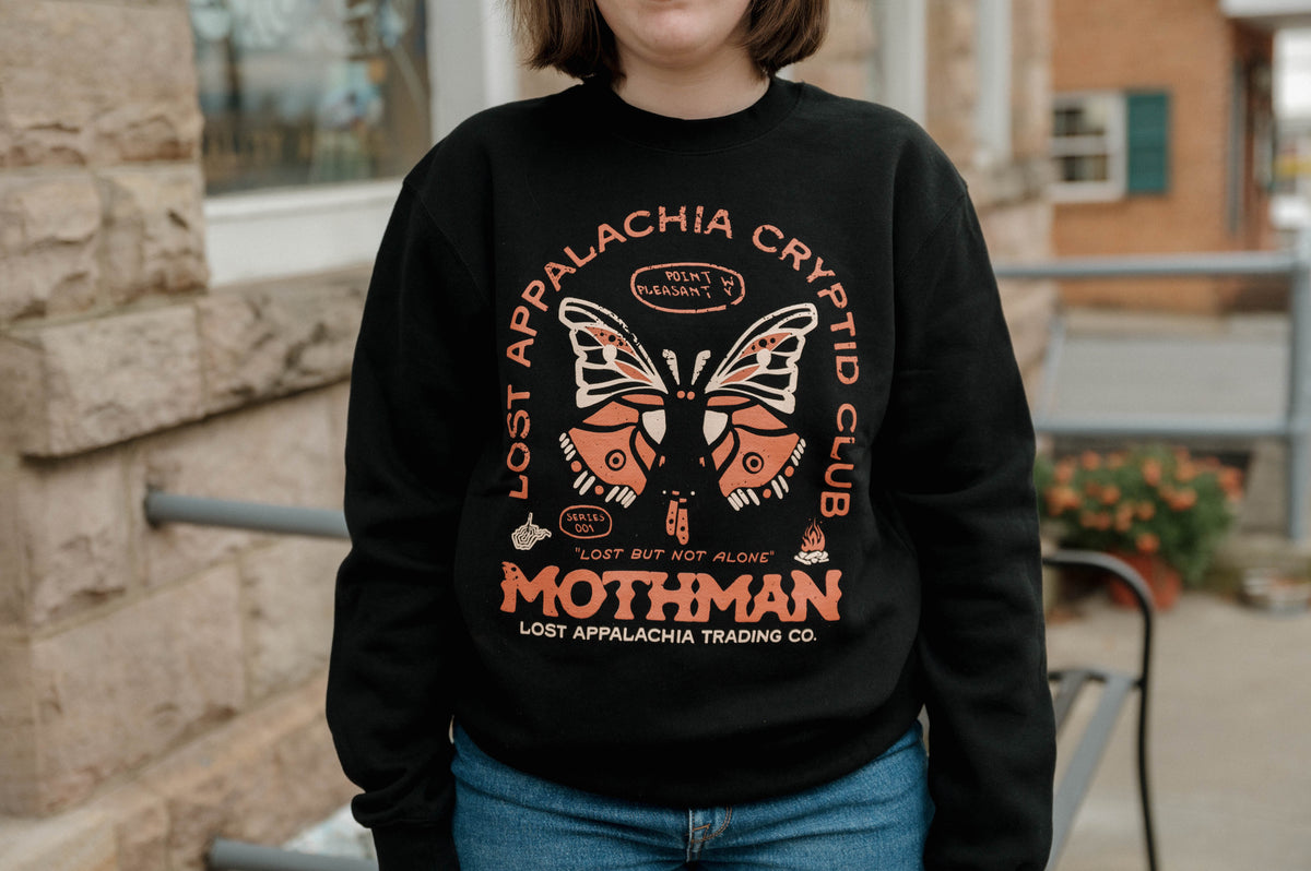 Mothman Sweatshirt – Lost Appalachia Trading Company