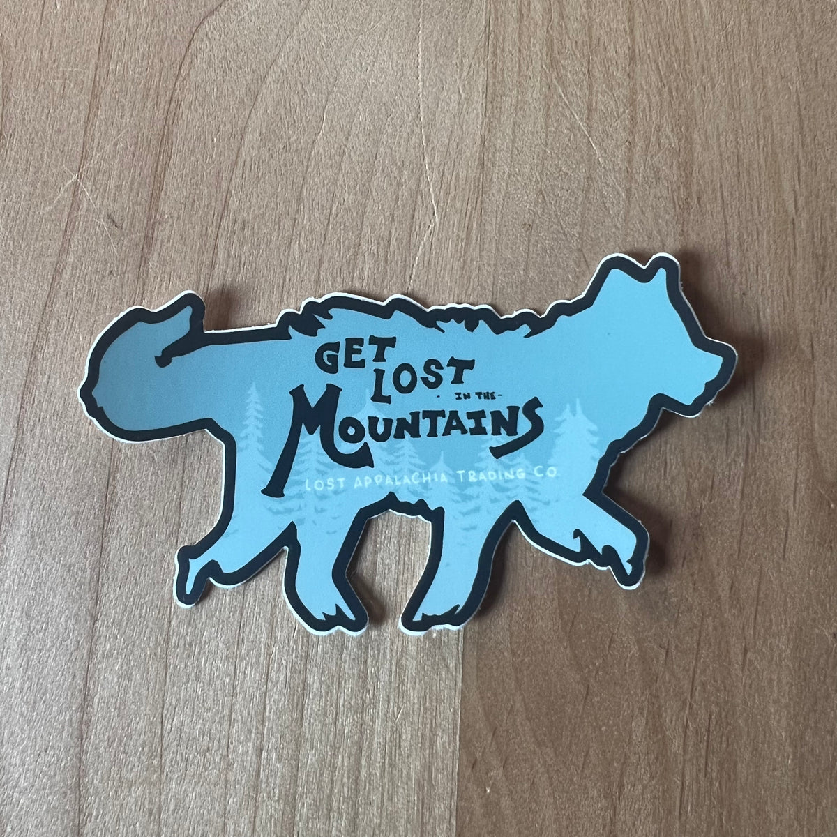 Wolf Get Lost Sticker – Lost Appalachia Trading Company