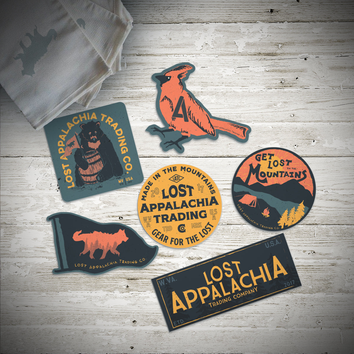 The Lost Sticker Set – Lost Appalachia Trading Company